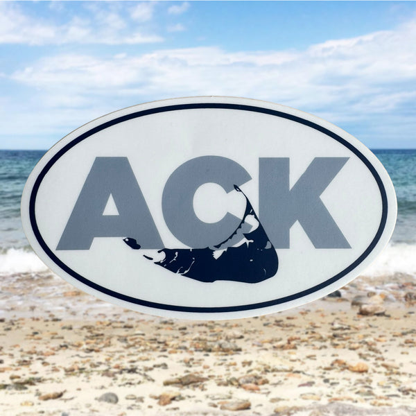Nantucket Sticker, ACK Sticker, Nantucket Oval Stickers, Nantucket ...