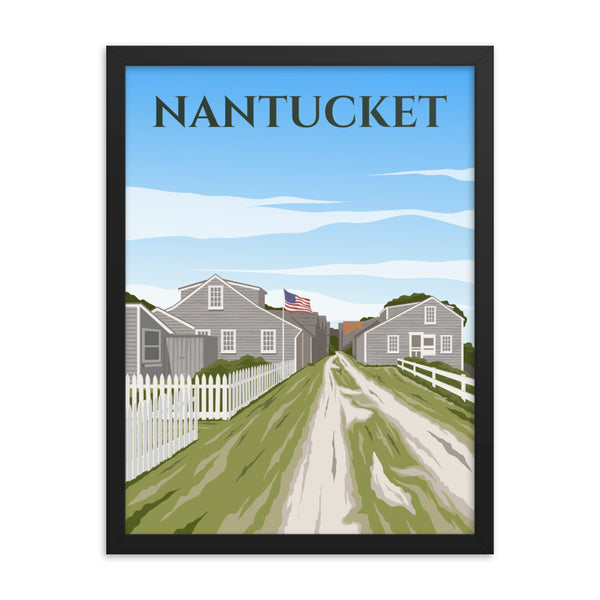 Nantucket Framed Poster, Nantucket Prints, Nantucket Posters - Cape Cod ...