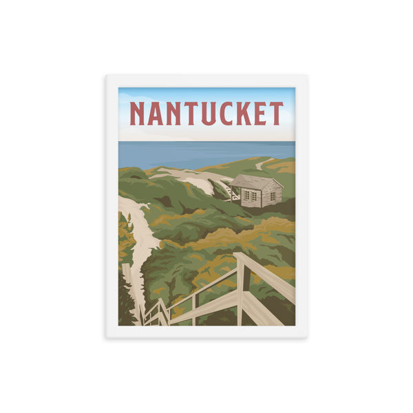 Nantucket Island Framed Poster, Nantucket Poster - Cape Cod Insta