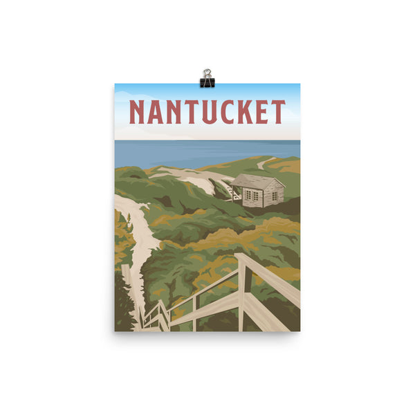 Nantucket Island Poster, Nantucket Poster - Cape Cod Insta