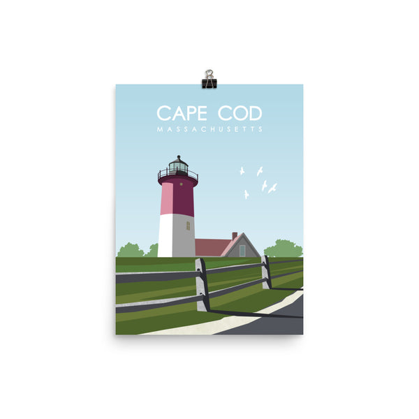 Cape Cod Lighthouse Poster, Cape Cod Poster, Cape Cod Wall Art - Cape ...